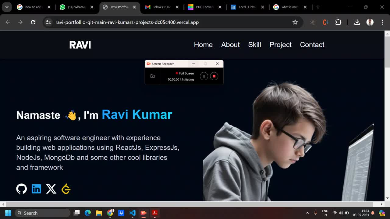 Ravi Kumar on LinkedIn: #mern #react #node #express #portfolio Ravi Kumar on LinkedIn: #mern #react #node #express #portfolio