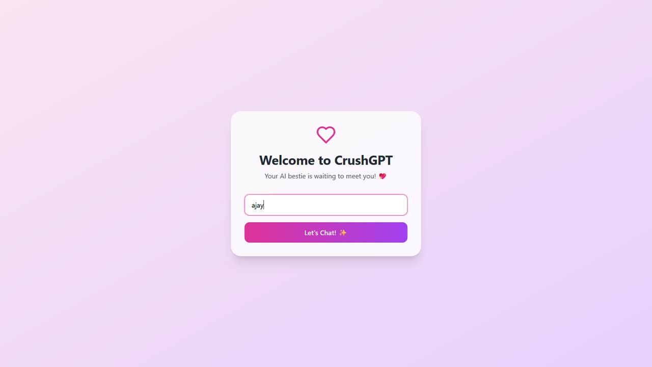 #crushgpt #ai #react #vite #tailwindcss #framermotion #webdevelopment ... #crushgpt #ai #react #vite #tailwindcss #framermotion #webdevelopment ...