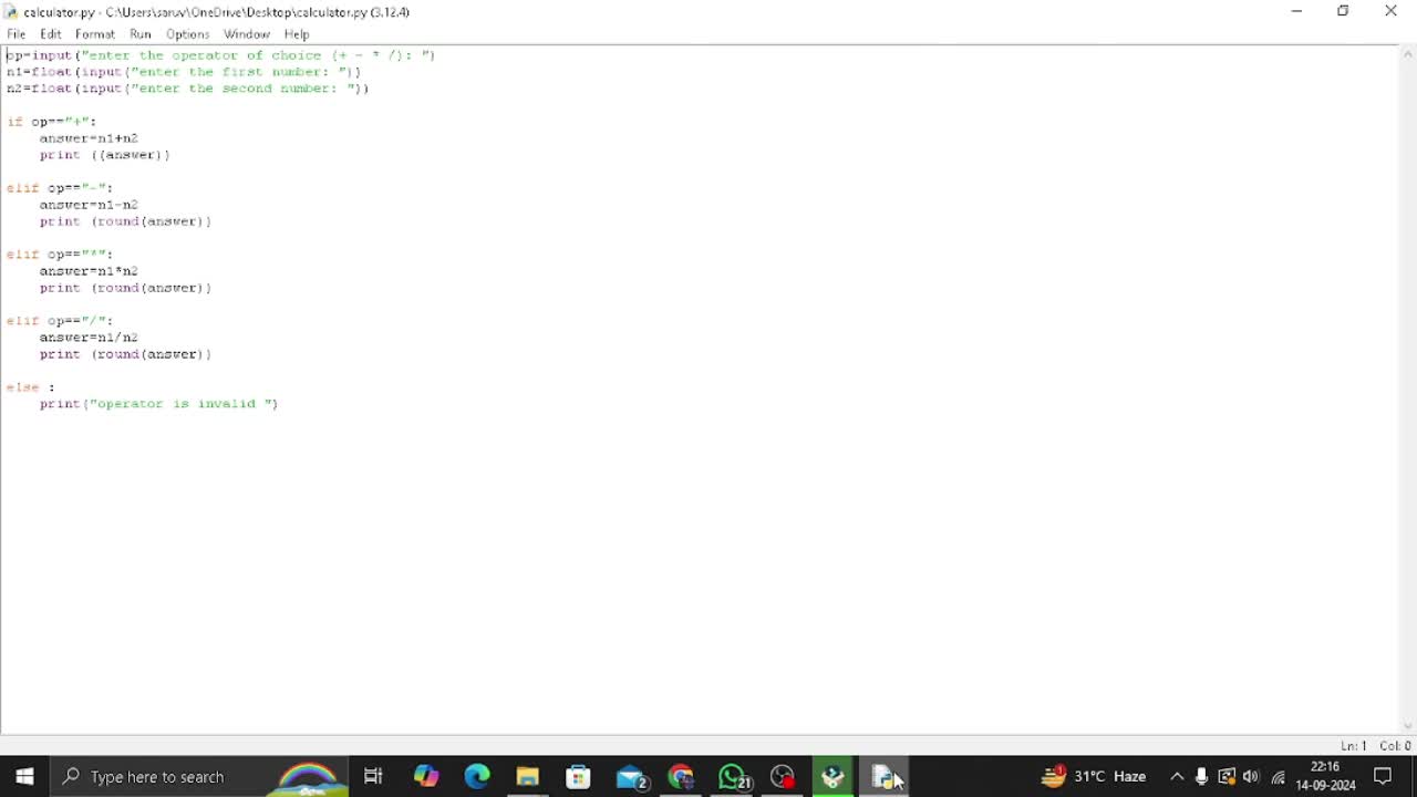 Completed a simple calculator project at CodSoft | MANJARI SHREE P ... Completed a simple calculator project at CodSoft | MANJARI SHREE P ...