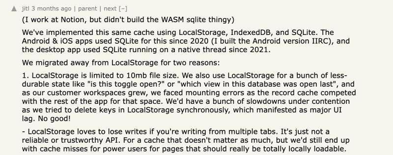 Avinash Sajjanshetty on LinkedIn: Notion uses SQLite compiled to WASM ... Avinash Sajjanshetty on LinkedIn: Notion uses SQLite compiled to WASM ...