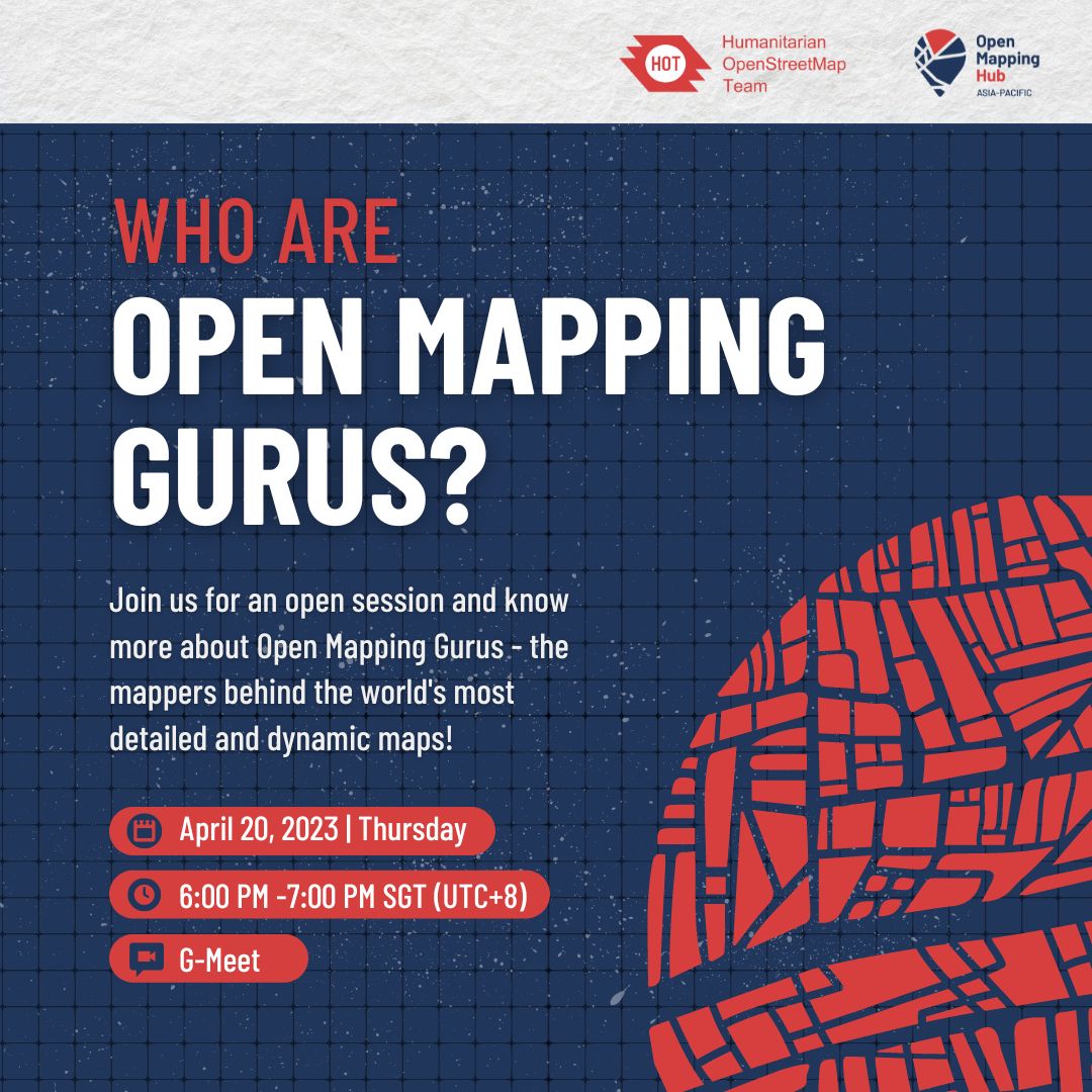The Open Mapping Hub - Asia Pacific on LinkedIn: Don't miss out on this ... The Open Mapping Hub - Asia Pacific on LinkedIn: Don't miss out on this ...