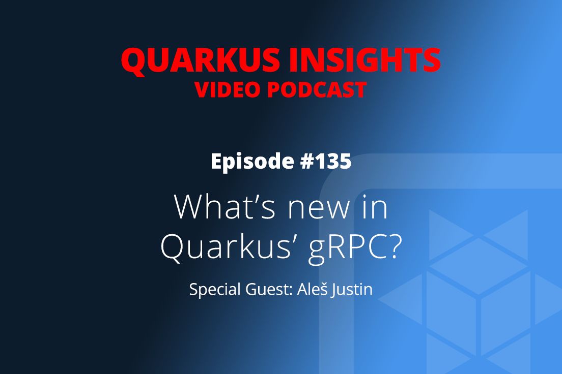 Quarkusio on LinkedIn: #java #quarkus #quarkusinsights Quarkusio on LinkedIn: #java #quarkus #quarkusinsights