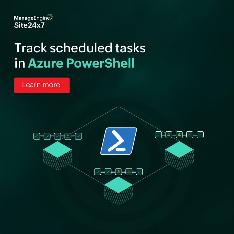 Learn Azure PowerShell for monitoring tasks | ManageEngine Site24x7 ... Learn Azure PowerShell for monitoring tasks | ManageEngine Site24x7 ...