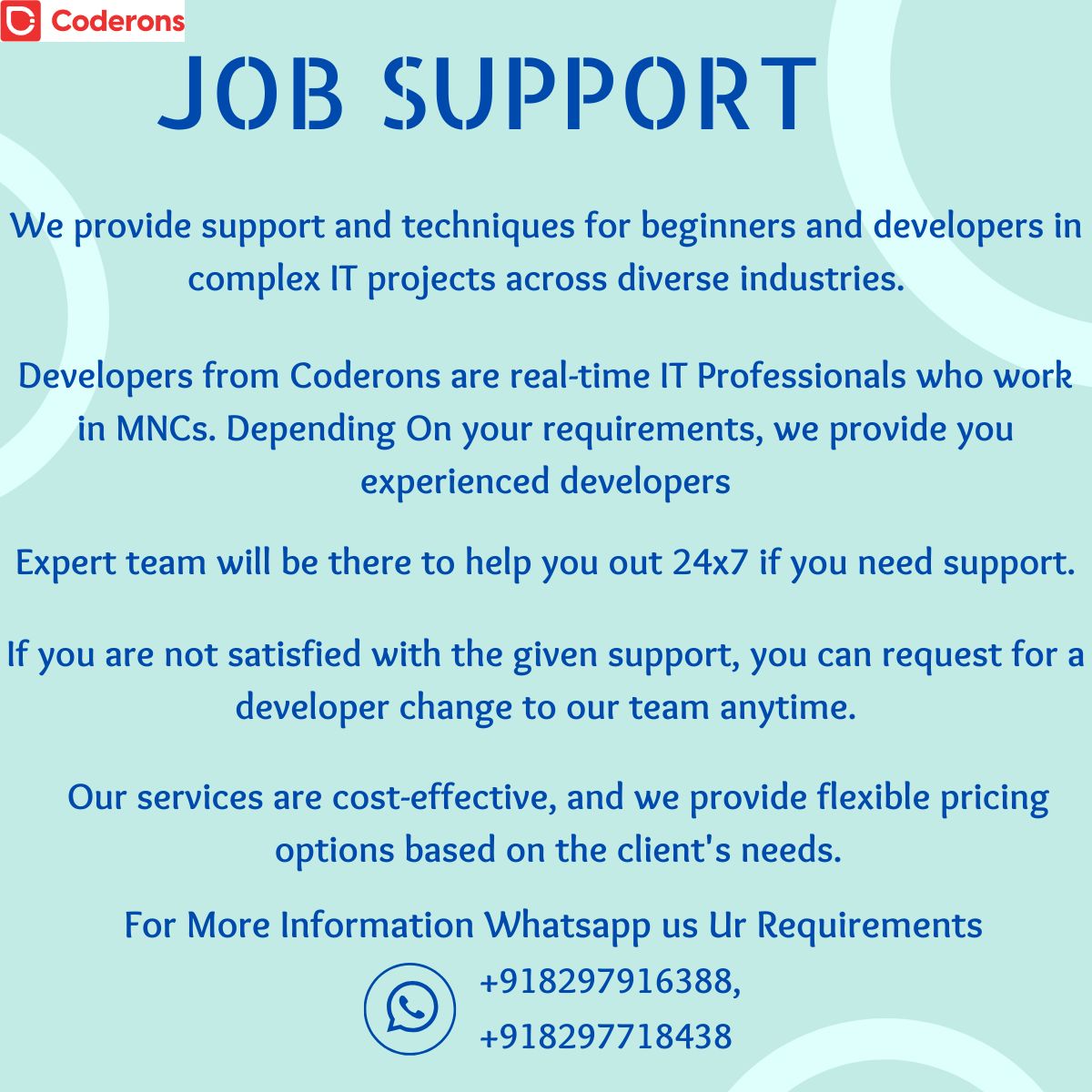 Coderons on LinkedIn: 👉The Coderons Company is a leading company in the ... Coderons on LinkedIn: 👉The Coderons Company is a leading company in the ...