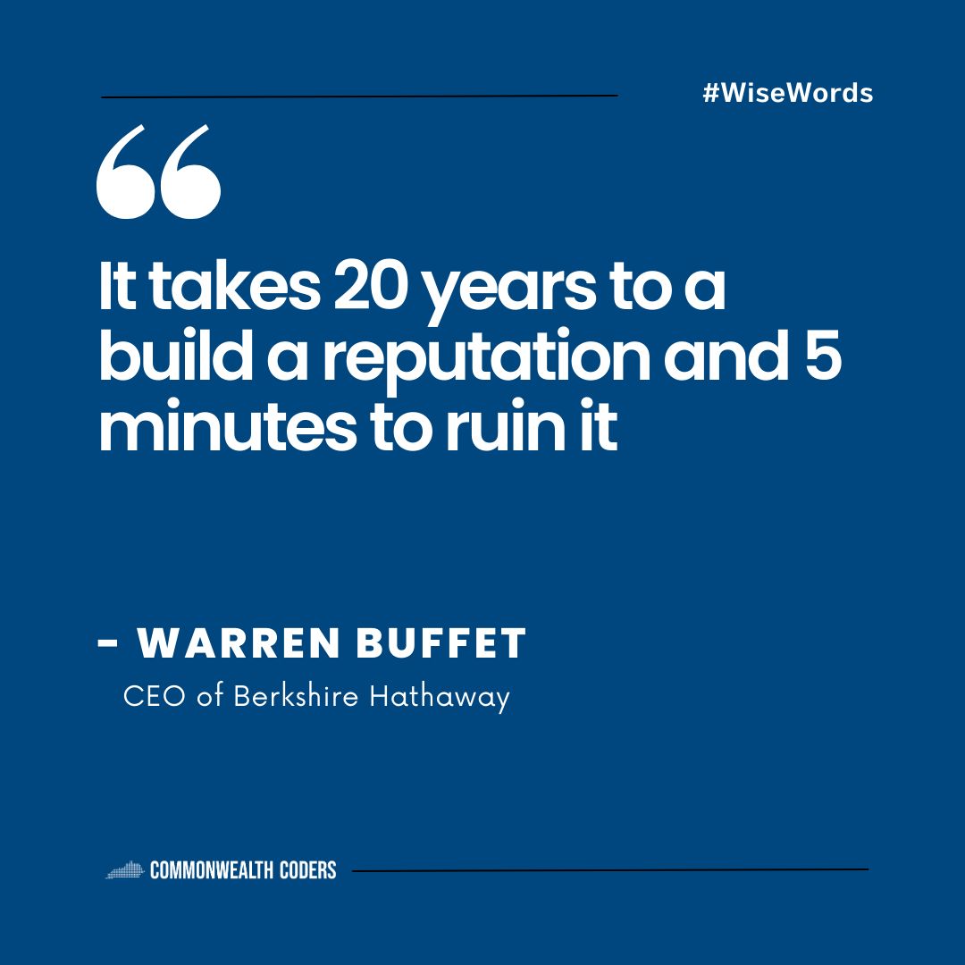 Commonwealth Coders & Cyber on LinkedIn: #wisewords Commonwealth Coders & Cyber on LinkedIn: #wisewords