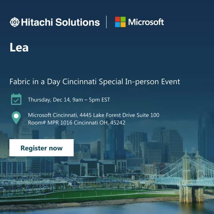 Hitachi Solutions America on LinkedIn: Learn How Microsoft Fabric ... Hitachi Solutions America on LinkedIn: Learn How Microsoft Fabric ...