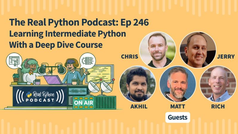 🐍🎧 Learning Intermediate Python With a Deep Dive Course Would you like ... 🐍🎧 Learning Intermediate Python With a Deep Dive Course Would you like ...