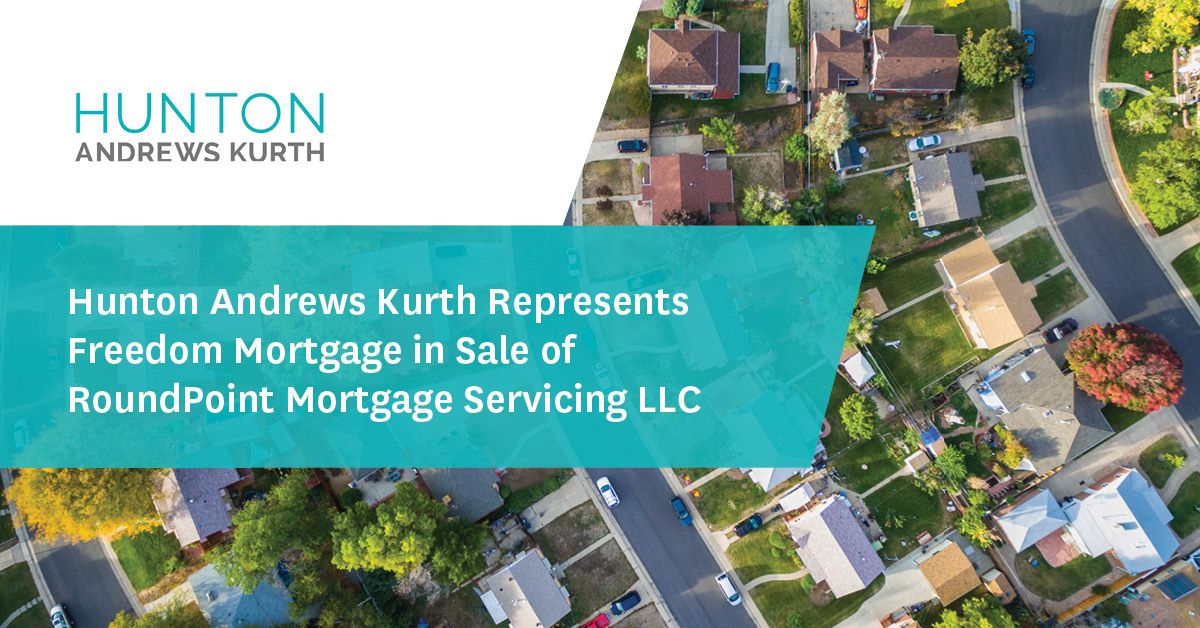 Hunton Andrews Kurth LLP on LinkedIn: Hunton Andrews Kurth Represents ... Hunton Andrews Kurth LLP on LinkedIn: Hunton Andrews Kurth Represents ...
