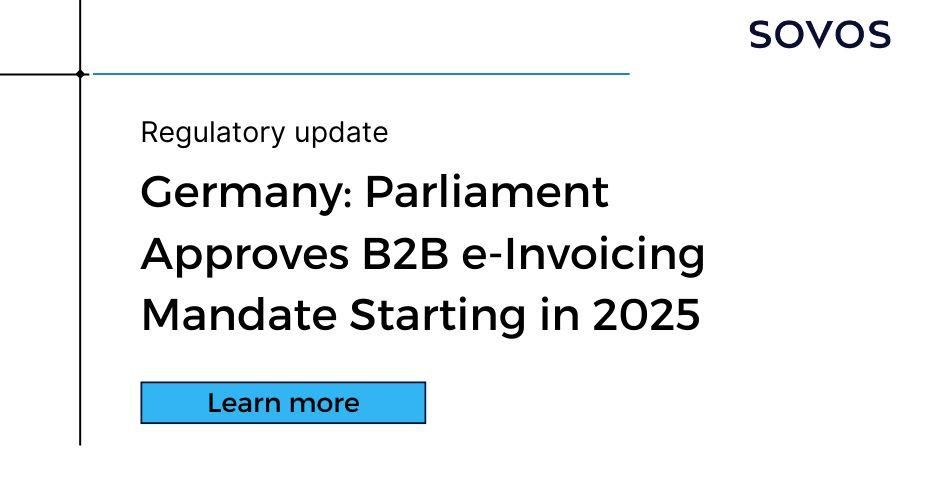 Heidi Biggar on LinkedIn: Sovos EMEA on LinkedIn: The German parliament ... Heidi Biggar on LinkedIn: Sovos EMEA on LinkedIn: The German parliament ...