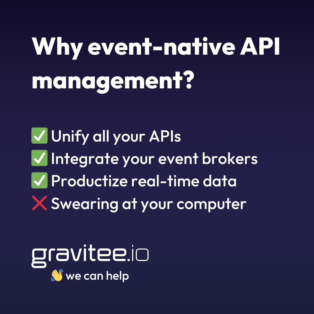 Gravitee on LinkedIn: Why Choose Event-Native API Management? Gravitee on LinkedIn: Why Choose Event-Native API Management?