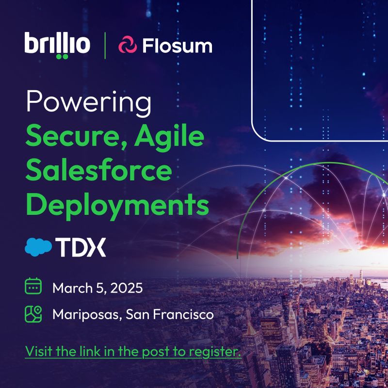 Brillio on LinkedIn: #brillio #flosum #devsecops #salesforce #tdx # ... Brillio on LinkedIn: #brillio #flosum #devsecops #salesforce #tdx # ...