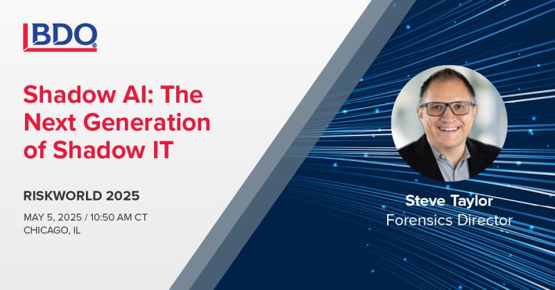 Join BDO at RIMS RISKWORLD in Chicago for Steve Taylor's session on ... Join BDO at RIMS RISKWORLD in Chicago for Steve Taylor's session on ...