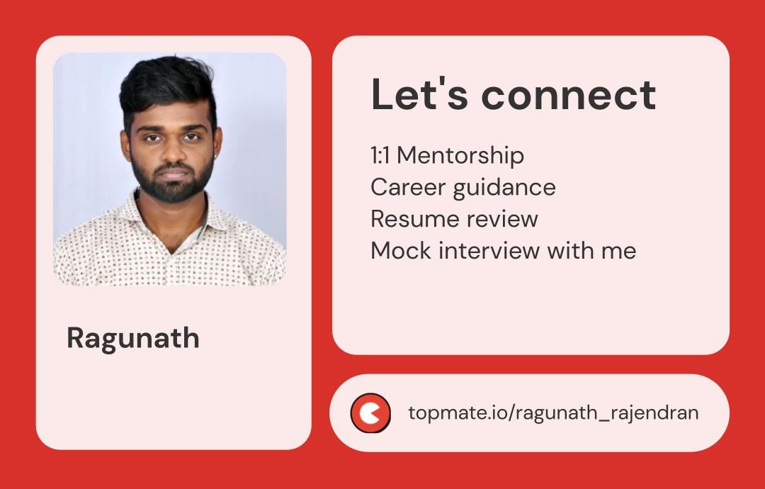 Ragunath Rajendran on LinkedIn: Ragunath Rajendran Ragunath Rajendran on LinkedIn: Ragunath Rajendran