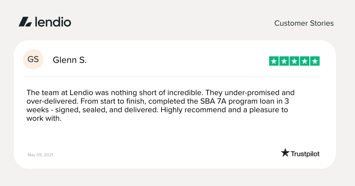Lendio on LinkedIn: #fivestar #smallbusiness #lendio Lendio on LinkedIn: #fivestar #smallbusiness #lendio