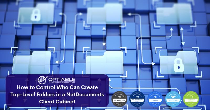 How to Control who can create Top-Level Folders in a NetDocuments ... How to Control who can create Top-Level Folders in a NetDocuments ...