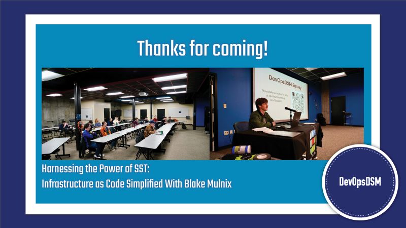 DevOpsDSM on LinkedIn: #devops #devopsdsm #dsmtech #meetup DevOpsDSM on LinkedIn: #devops #devopsdsm #dsmtech #meetup