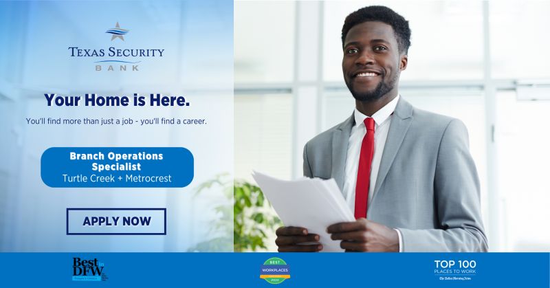 Texas Security Bank on LinkedIn: #texassecuritybank #bankhiring #hiring ... Texas Security Bank on LinkedIn: #texassecuritybank #bankhiring #hiring ...