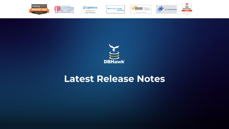 Datasparc Inc. on LinkedIn: DBHawk Release Notes Datasparc Inc. on LinkedIn: DBHawk Release Notes