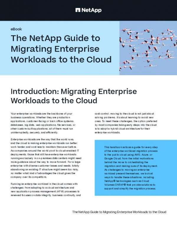 Alex Mendez on LinkedIn: The NetApp Guide to Migrating Enterprise ... Alex Mendez on LinkedIn: The NetApp Guide to Migrating Enterprise ...