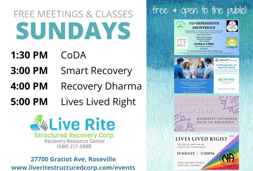 Brenda Maks on LinkedIn: FREE Sunday programs at Live Rite! 1:30 p.m ... Brenda Maks on LinkedIn: FREE Sunday programs at Live Rite! 1:30 p.m ...