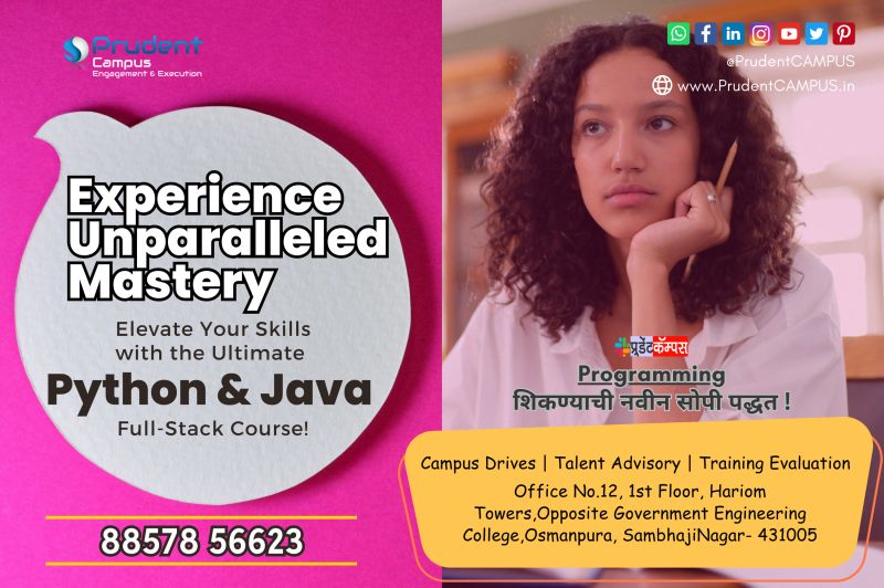PrudentCAMPUS-NextGen IT Learning on LinkedIn: #java #python #marathi # ... PrudentCAMPUS-NextGen IT Learning on LinkedIn: #java #python #marathi # ...