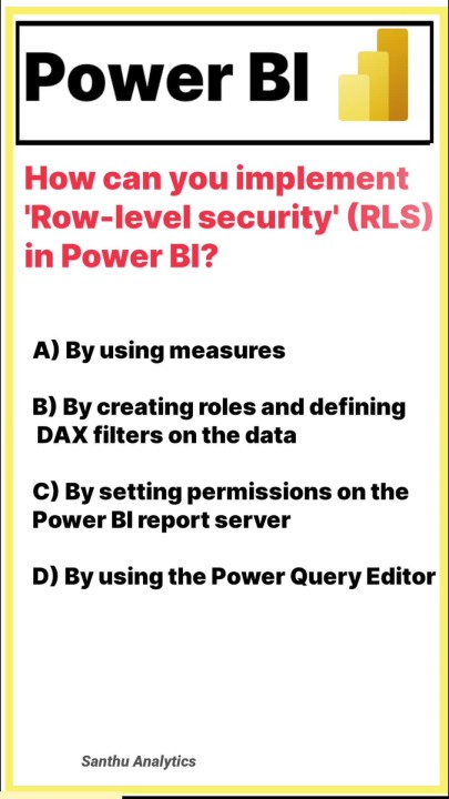 Santhosh Krishnan on LinkedIn: Power Bi - How can you implement 'Row ... Santhosh Krishnan on LinkedIn: Power Bi - How can you implement 'Row ...