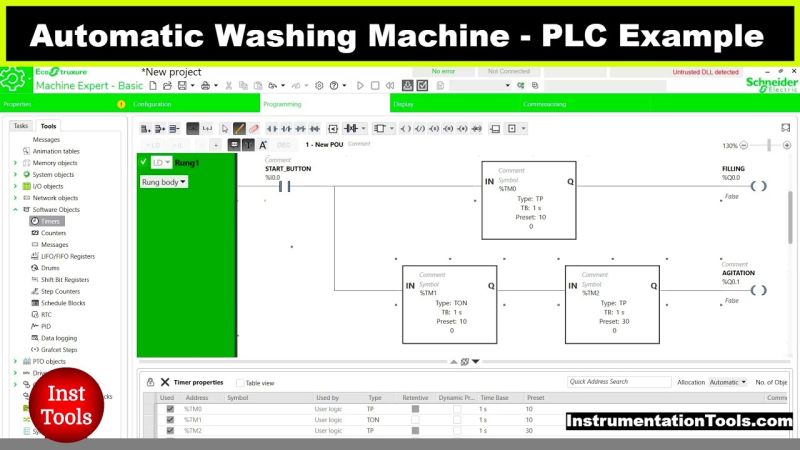 Instrumentation Tools on LinkedIn: Automatic Washing Machine PLC ... Instrumentation Tools on LinkedIn: Automatic Washing Machine PLC ...