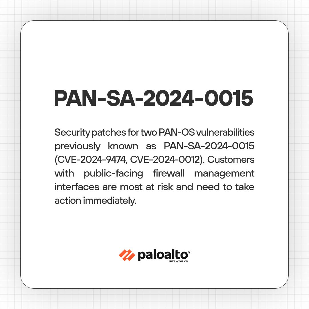 Strata by Palo Alto Networks on LinkedIn: Palo Alto Networks has issued ... Strata by Palo Alto Networks on LinkedIn: Palo Alto Networks has issued ...