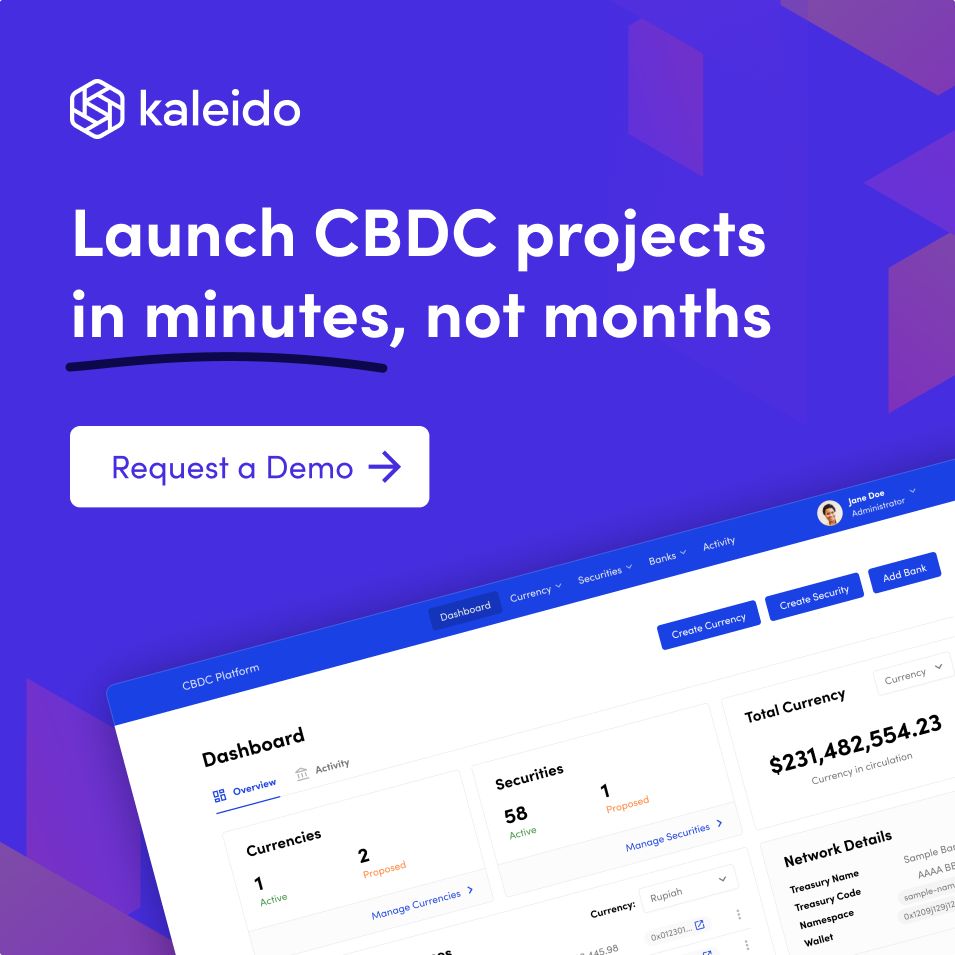 CBDC Sandbox | Platform & Development Tools | Kaleido CBDC Sandbox | Platform & Development Tools | Kaleido