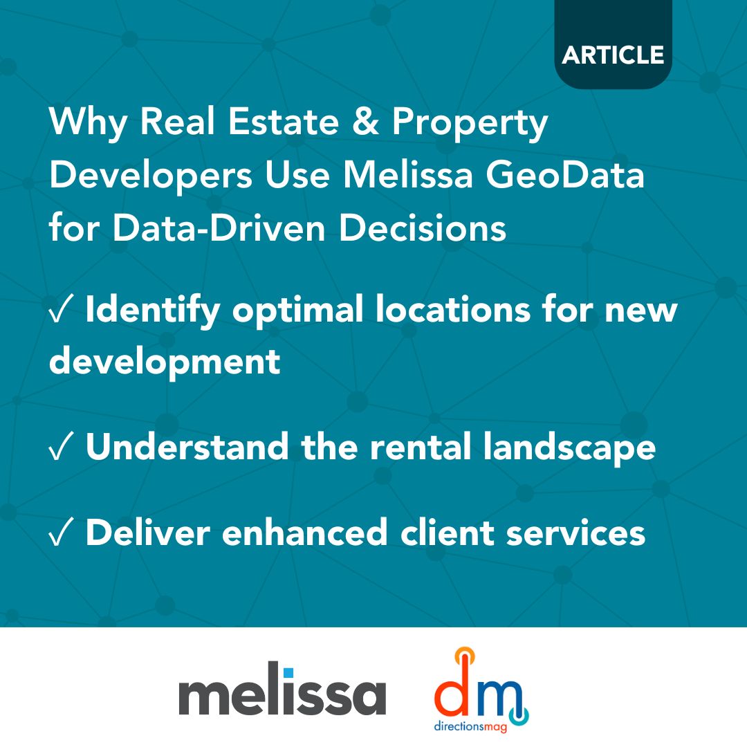 Melissa Direct on LinkedIn: In the ever-evolving realm of Geographic ... Melissa Direct on LinkedIn: In the ever-evolving realm of Geographic ...