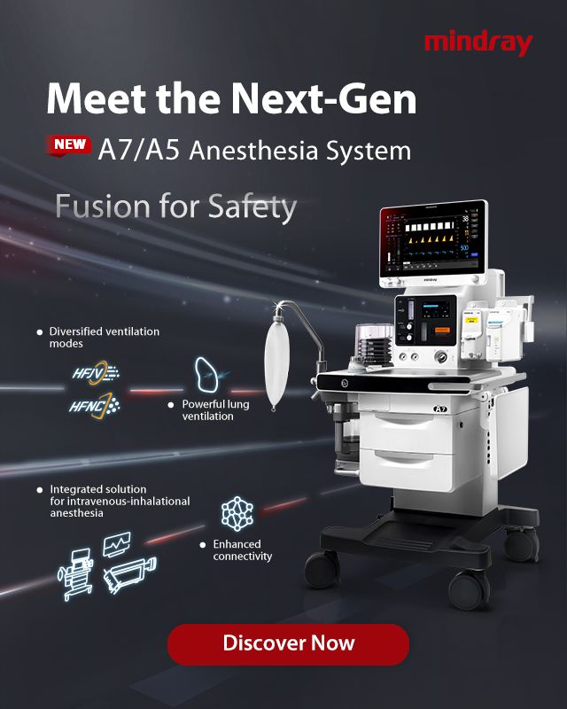 Mindray on LinkedIn: A7 Anesthesia System - Mindray Global Mindray on LinkedIn: A7 Anesthesia System - Mindray Global