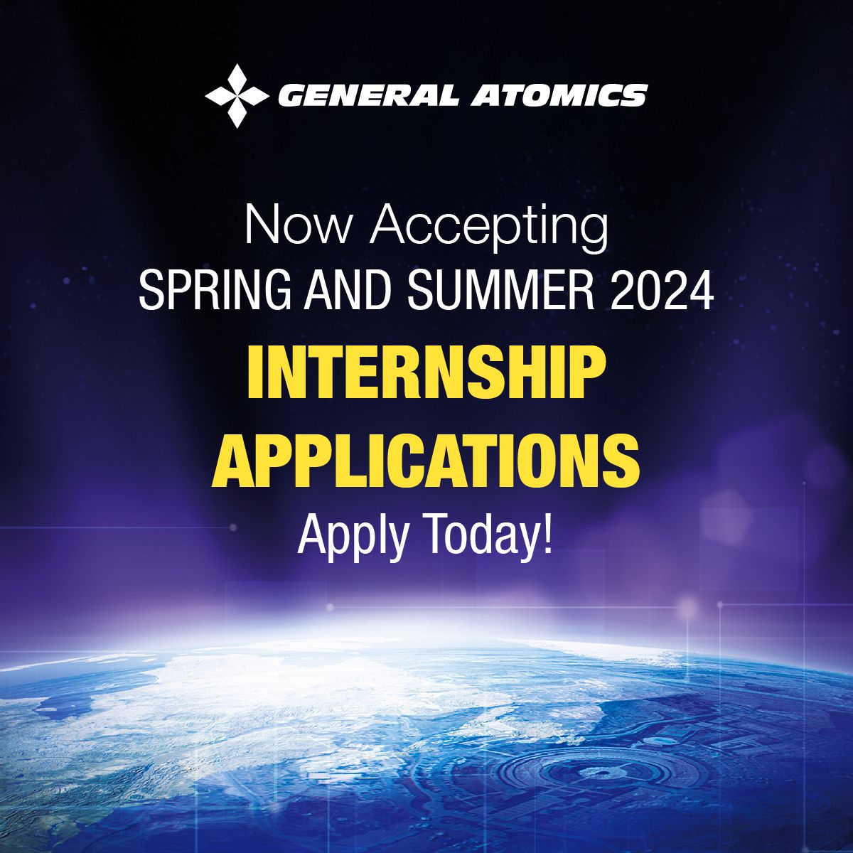 General Atomics on LinkedIn: #hiring #intership #summerintern #intern # ... General Atomics on LinkedIn: #hiring #intership #summerintern #intern # ...
