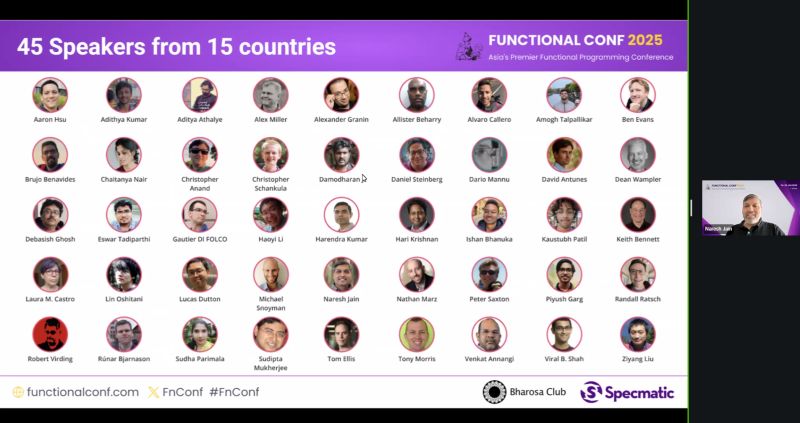 Functional Conference on LinkedIn: #fnconf #functionalprogramming #live Functional Conference on LinkedIn: #fnconf #functionalprogramming #live