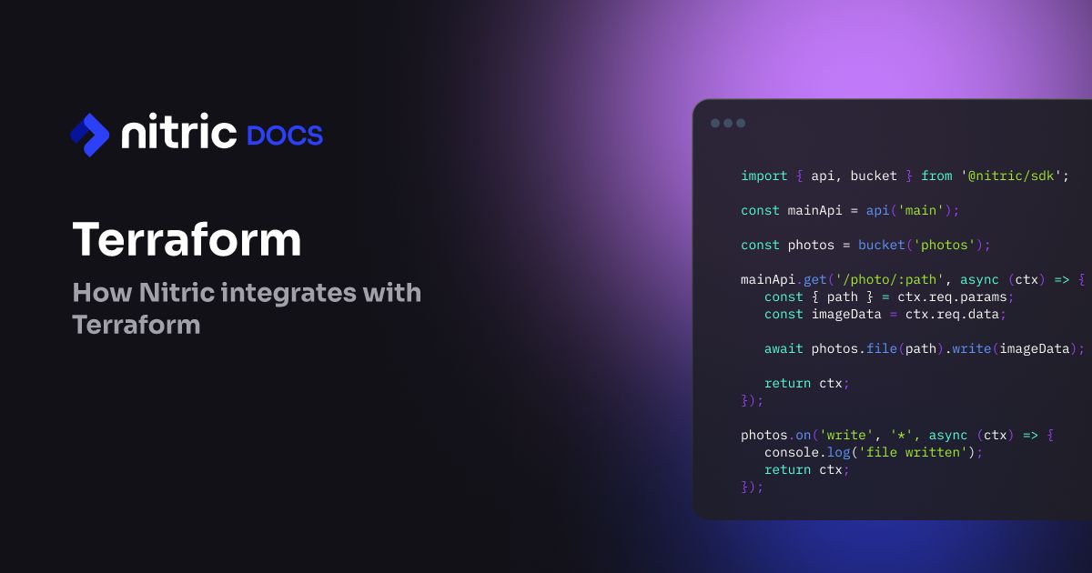 Nitric on LinkedIn: Nitric Documentation Nitric on LinkedIn: Nitric Documentation