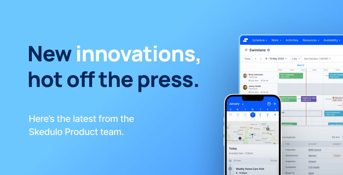 Skedulo on LinkedIn: #productrelease #fieldservicemanagement # ... Skedulo on LinkedIn: #productrelease #fieldservicemanagement # ...