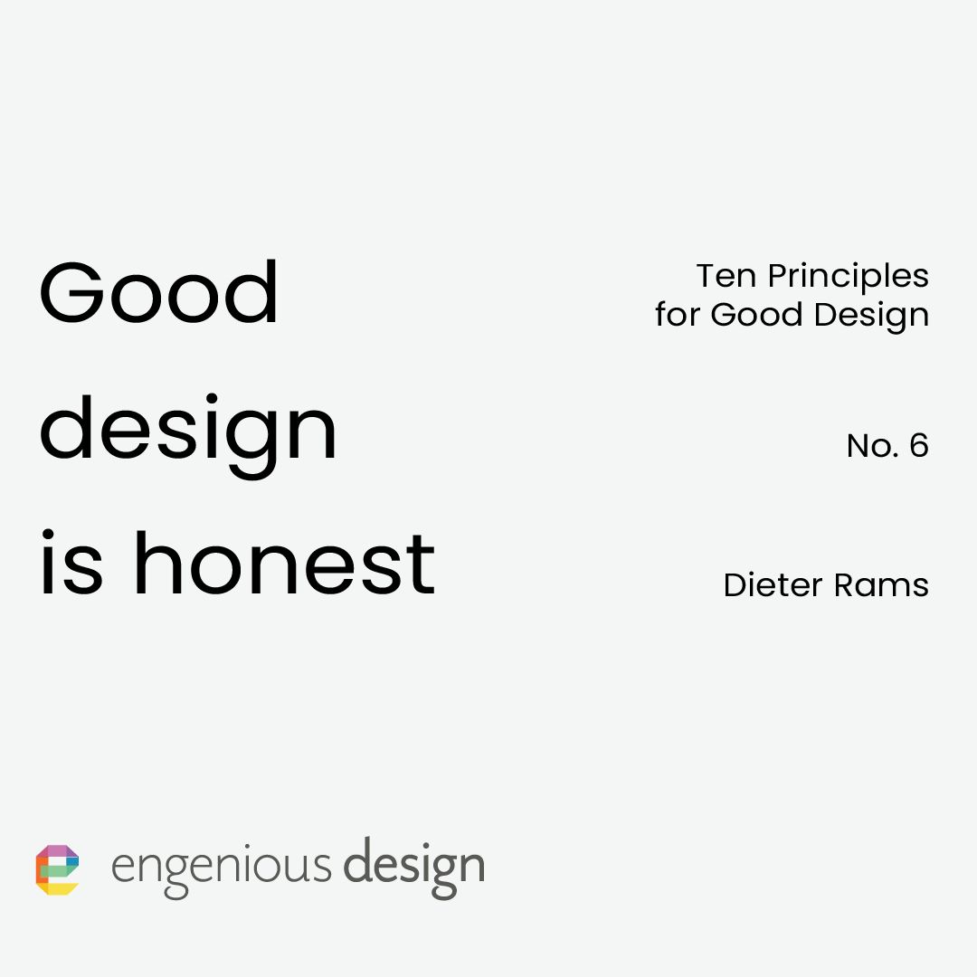Engenious Design on LinkedIn: Always a classic, Dieter Ram’s 10 ... Engenious Design on LinkedIn: Always a classic, Dieter Ram’s 10 ...