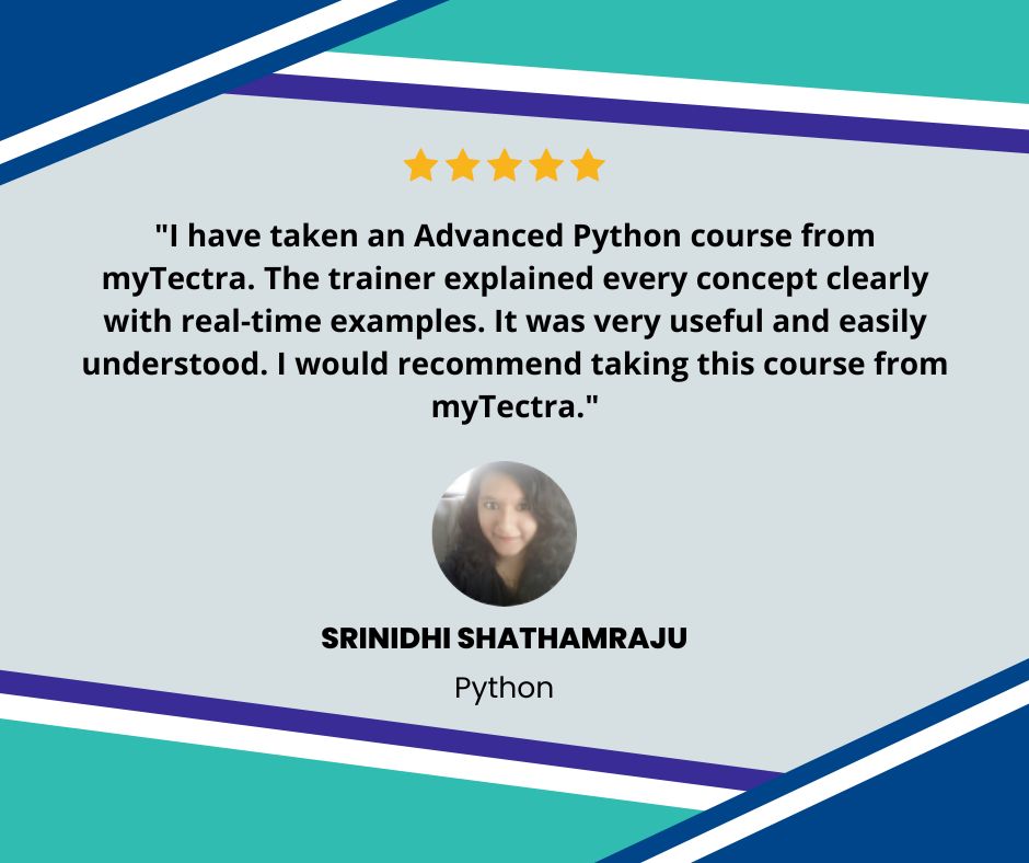 myTectra on LinkedIn: #mytectra #advancedpythontraining #pythontraining ... myTectra on LinkedIn: #mytectra #advancedpythontraining #pythontraining ...
