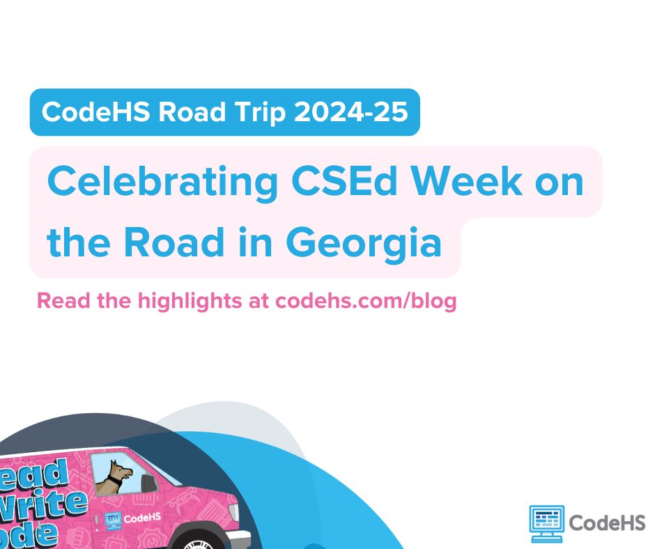 CodeHS on LinkedIn: #georgia #computerscience #csedweek CodeHS on LinkedIn: #georgia #computerscience #csedweek