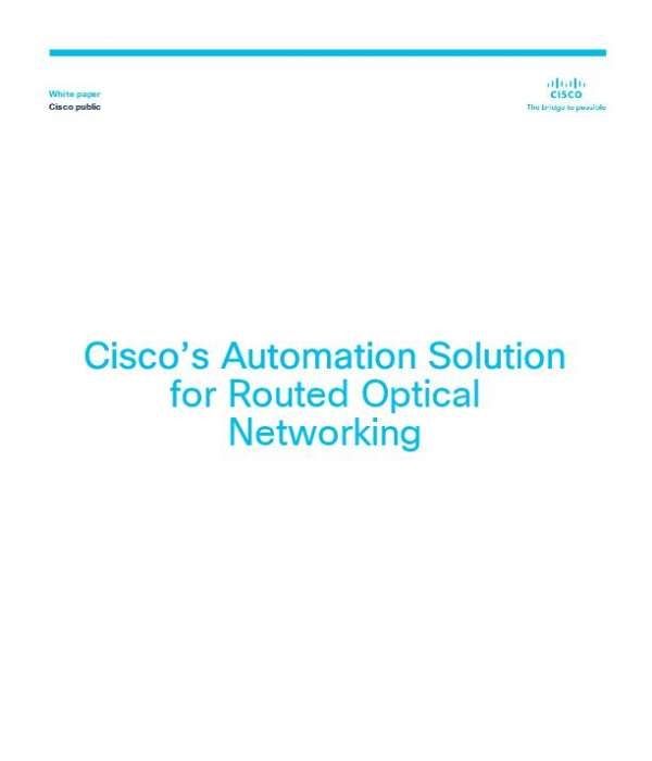 Alphonzo Henderson on LinkedIn: Cisco Automation Routed Optical Networking Alphonzo Henderson on LinkedIn: Cisco Automation Routed Optical Networking