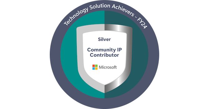 FY24 Community IP Contributor Silver was issued by Microsoft Technology ... FY24 Community IP Contributor Silver was issued by Microsoft Technology ...
