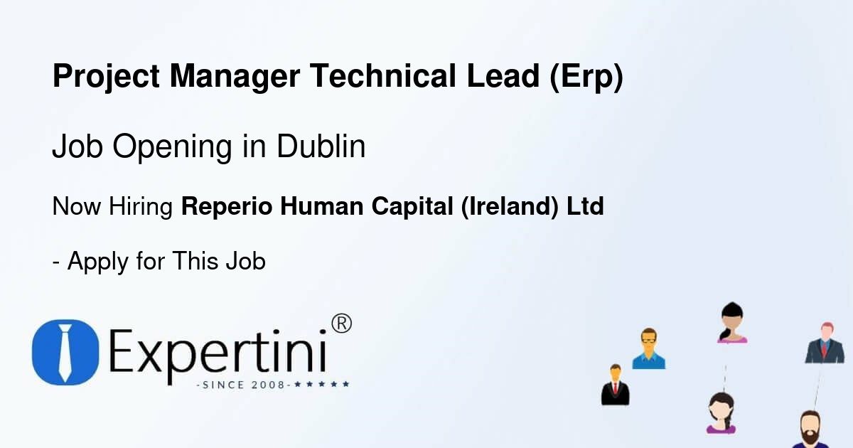 Expertini on LinkedIn: Urgent! Project Manager Technical Lead (ERP) Job ... Expertini on LinkedIn: Urgent! Project Manager Technical Lead (ERP) Job ...