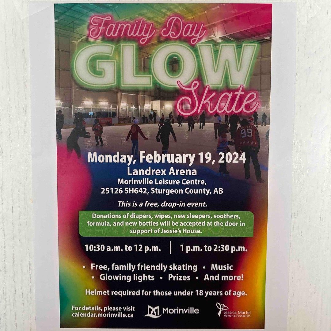 Happy Family Day! Don't forget - the FREE Family Day Glow Skate happens ... Happy Family Day! Don't forget - the FREE Family Day Glow Skate happens ...