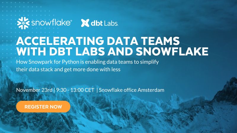 Snowflake on LinkedIn: Accelerating Data Teams with dbt labs and ... Snowflake on LinkedIn: Accelerating Data Teams with dbt labs and ...