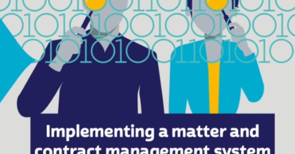 Jocelynn Liu on LinkedIn: Implementing a matter and contract management ... Jocelynn Liu on LinkedIn: Implementing a matter and contract management ...