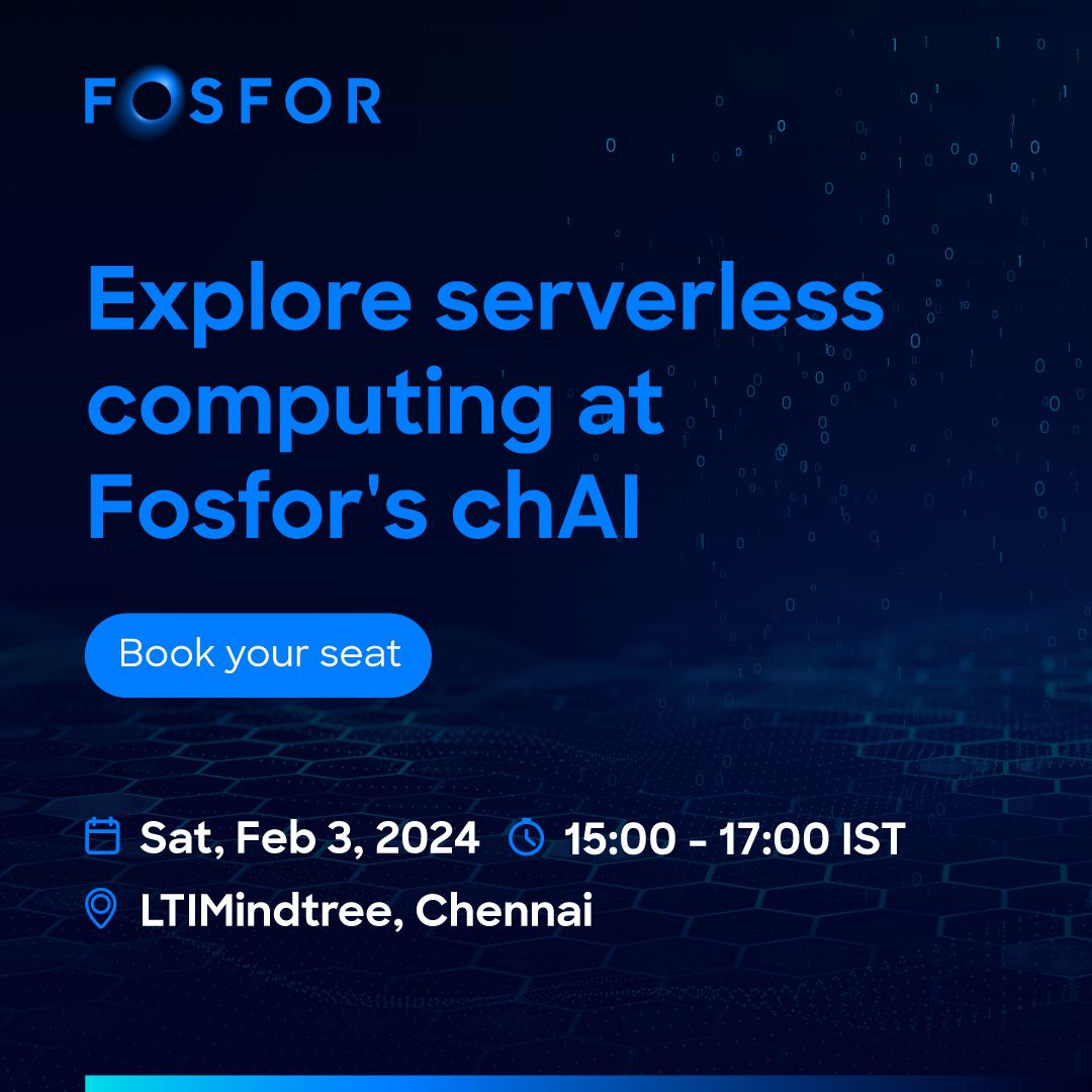 Fosfor on LinkedIn: Fosfor's chAI | Exploring Serverless Computing Fosfor on LinkedIn: Fosfor's chAI | Exploring Serverless Computing