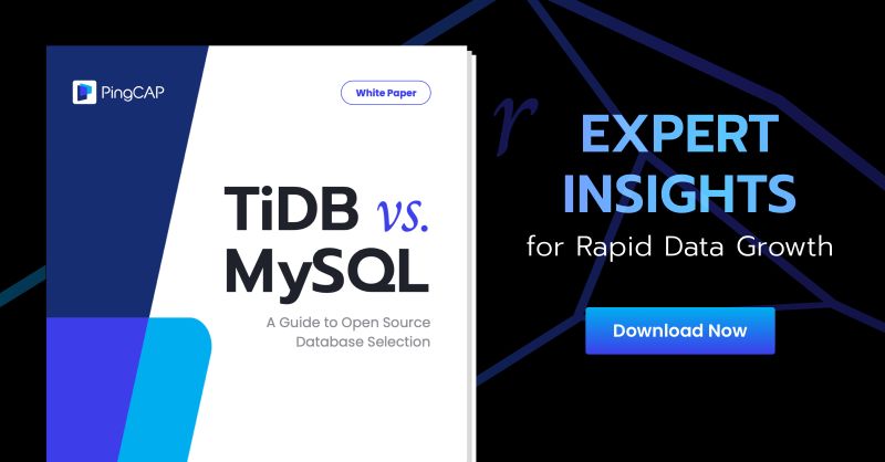 Erchun Wu on LinkedIn: TiDB vs. MySQL: A Detailed Product Comparison Guide Erchun Wu on LinkedIn: TiDB vs. MySQL: A Detailed Product Comparison Guide