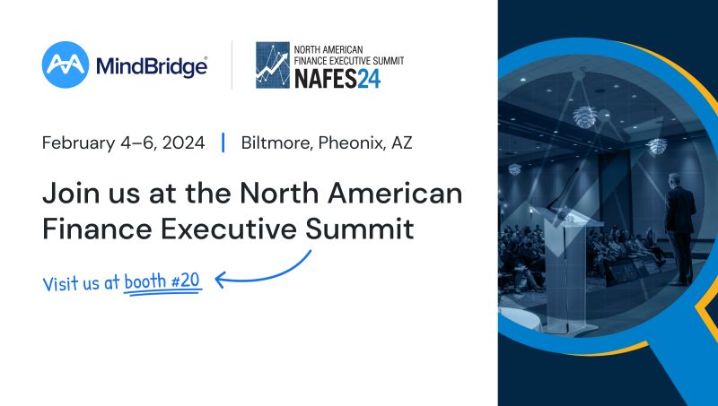 MindBridge on LinkedIn: North American Finance Executive Summit 2024 MindBridge on LinkedIn: North American Finance Executive Summit 2024