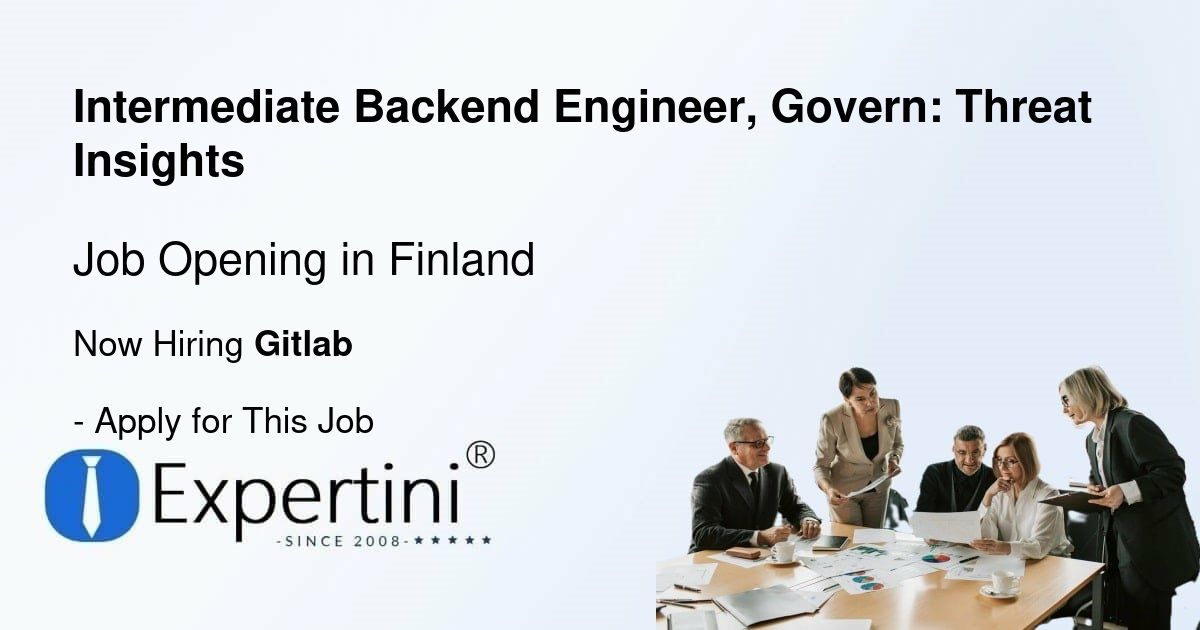 Expertini on LinkedIn: Urgent! Intermediate Backend Engineer, Govern ... Expertini on LinkedIn: Urgent! Intermediate Backend Engineer, Govern ...