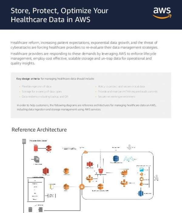 Learn about AWS storage for healthcare data | Stephen A. Sprague Jr ... Learn about AWS storage for healthcare data | Stephen A. Sprague Jr ...