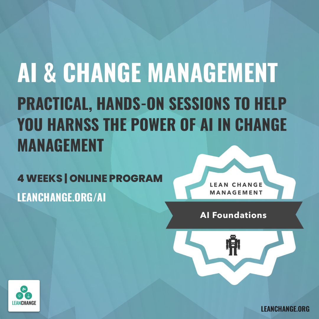Lean Change on LinkedIn: #leanchange Lean Change on LinkedIn: #leanchange